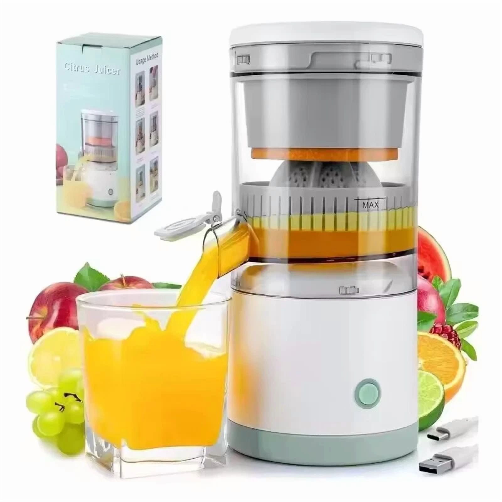STARLIGHT- Rechargeable Electric Citrus Juicer Hands-Free Masticating ...