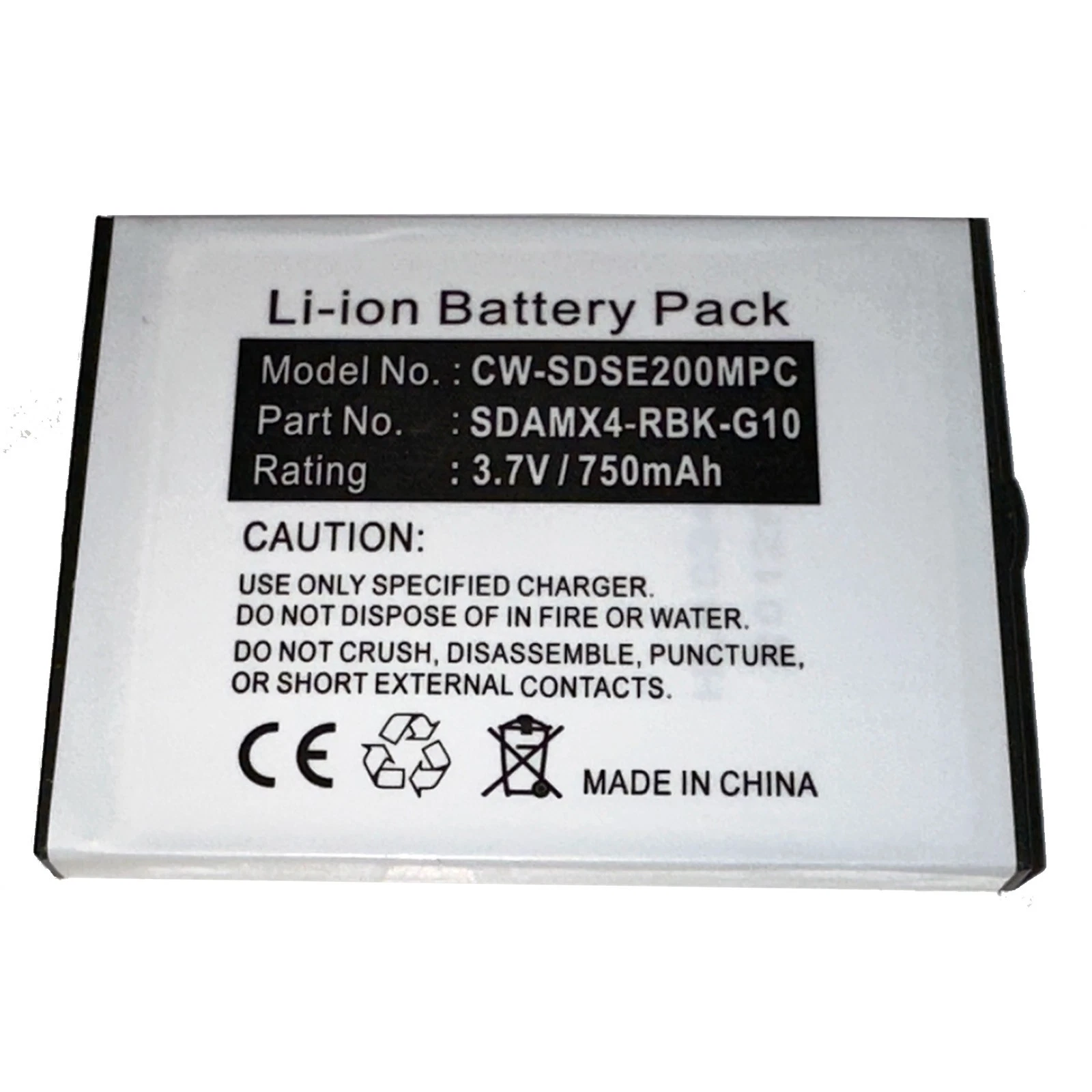 STARLIGHT- Replacement Battery For Sandisk Sansa Mp3 San Disk E250 ...