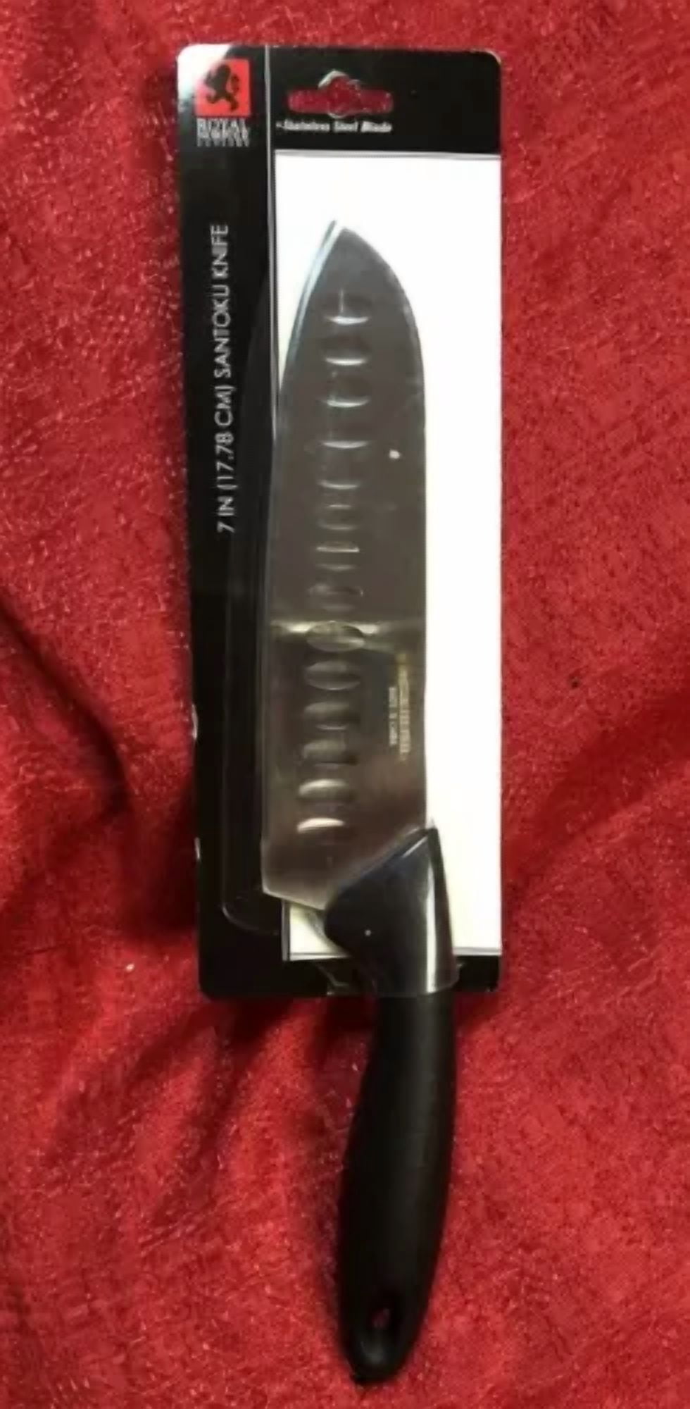 STARLIGHT- Royal Norfolk Cutlery 7 In Santoku Knife Stainless Steel ...
