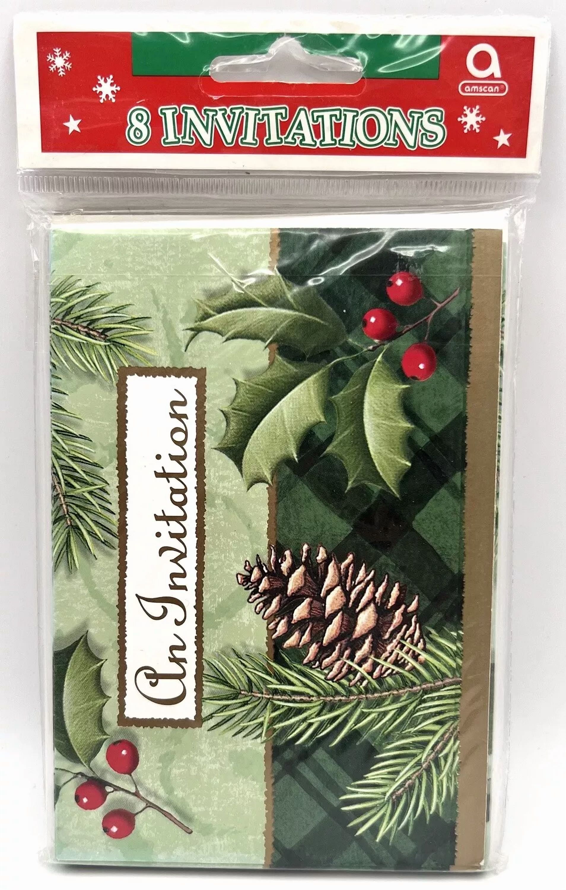 STARLIGHT- Season To Remember Green Holly Christmas Holiday Party ...