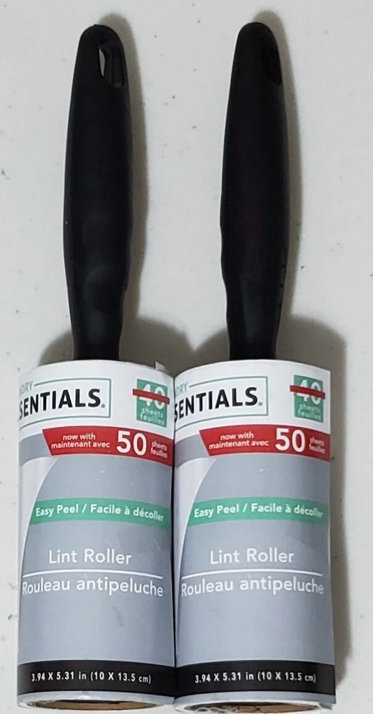STARLIGHT- Set Of 2 Laundry Essentials Easy Peel Lint Roller 100 Sheets ...