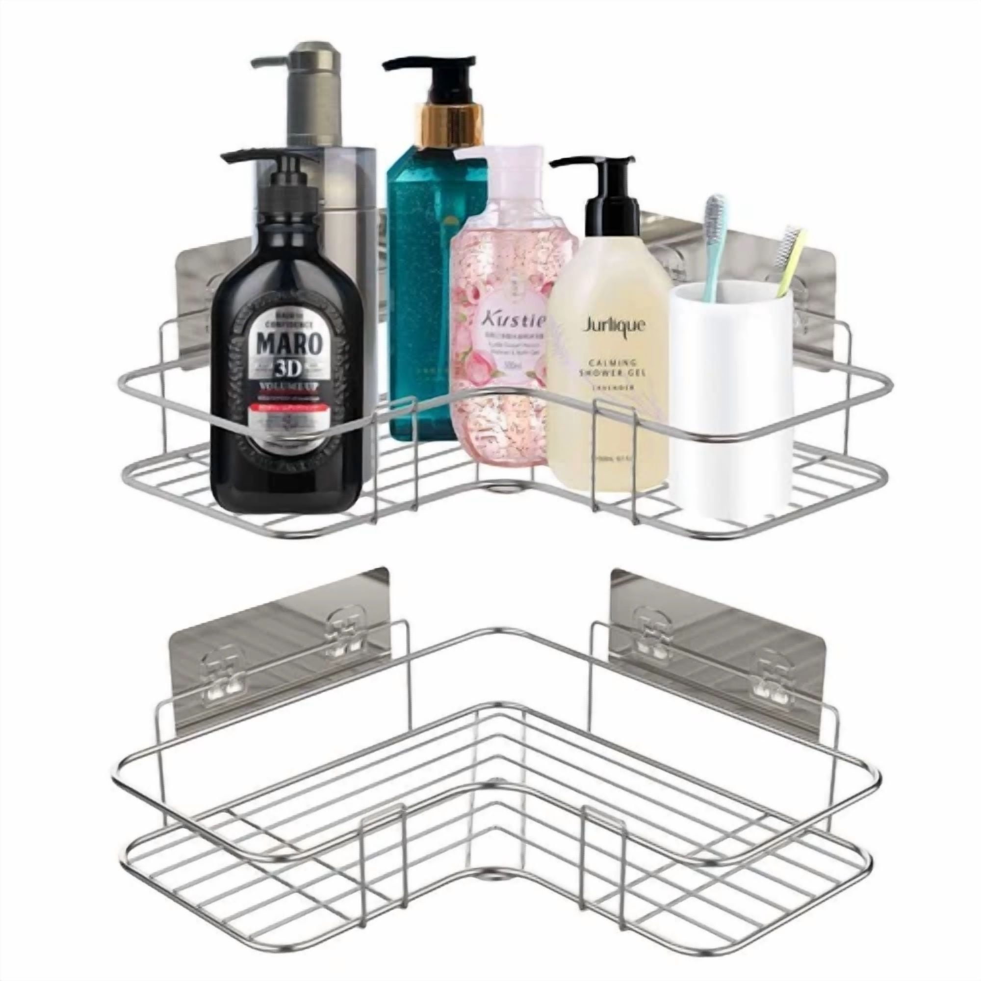 STARLIGHT- Shower Caddy Shelf Bathroom Corner Storage Holder Organizer ...