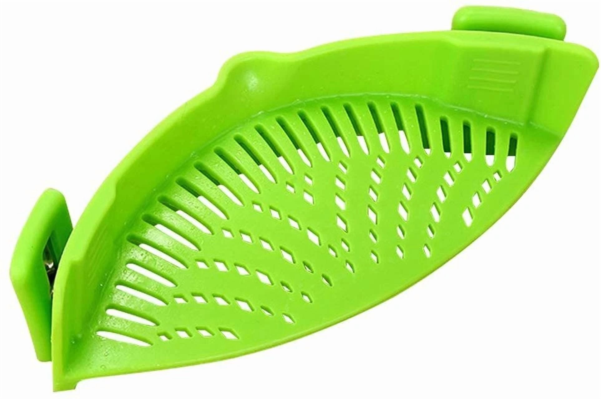 STARLIGHT- Silicone Clip On Strainer Snap Colander Spout Kitchen Gadget ...