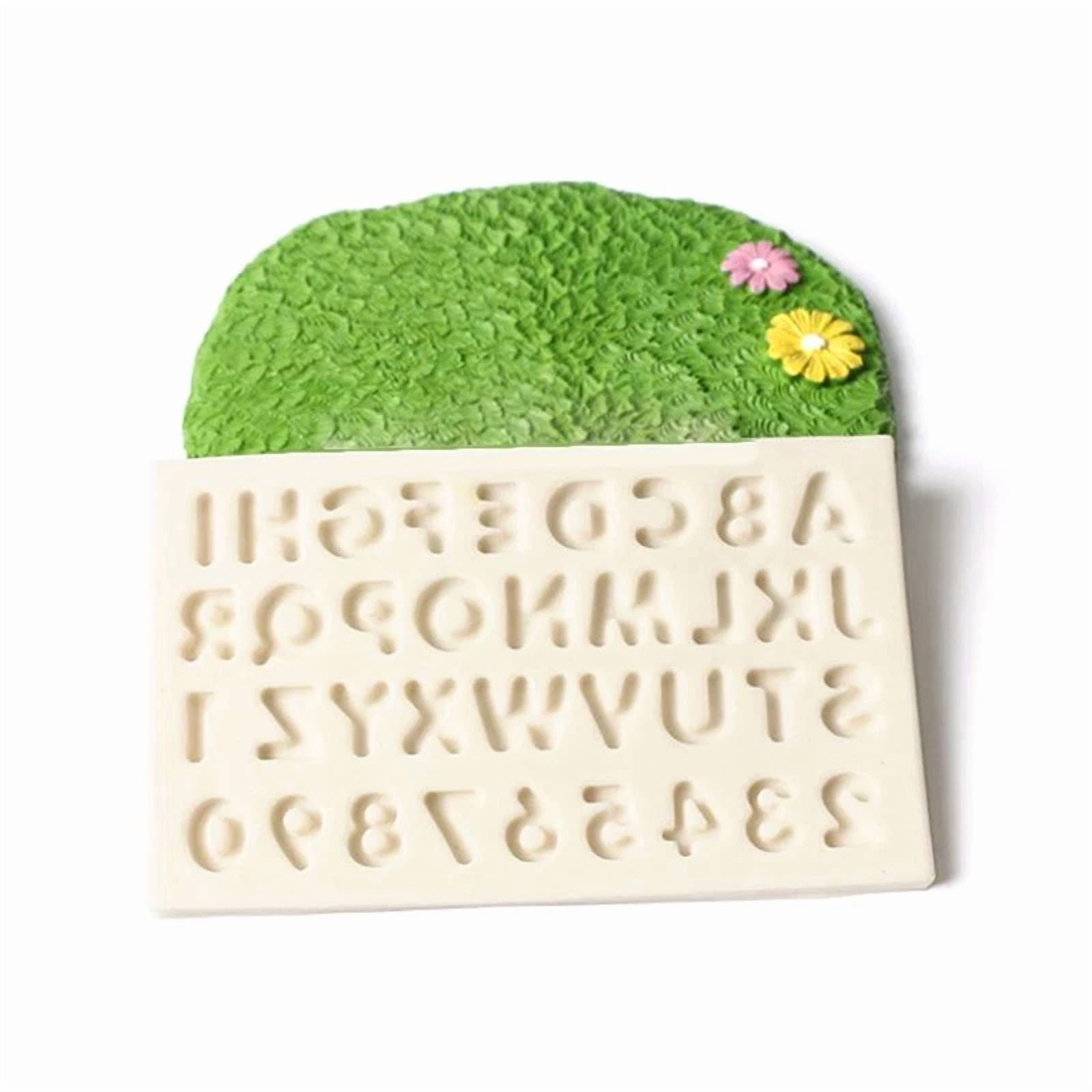 STARLIGHT- Silicone Letters Numbers Fondant Cake Mold Diy Sugarcraft ...