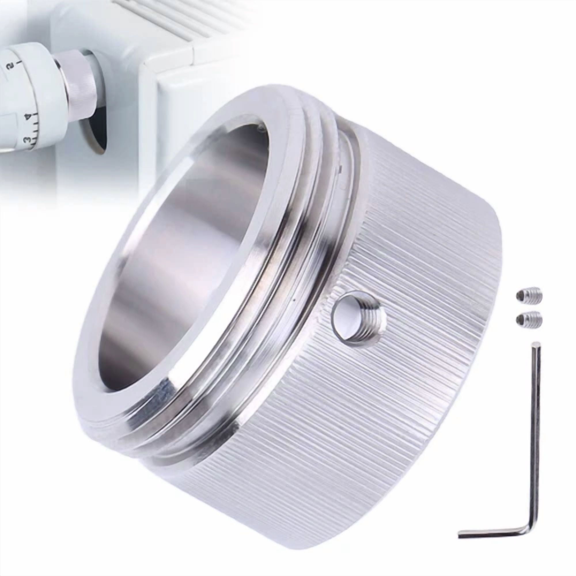 STARLIGHT- Stainless Steel Heating Valve Adapter Universal Thermostat ...