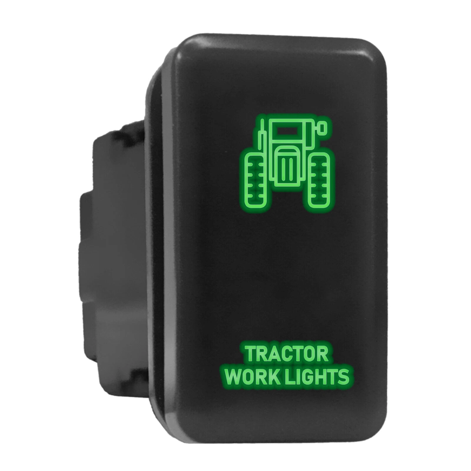 STARLIGHT- Tractor Work Lights Green Led Tall Push Button 1.54"X 0.83 ...