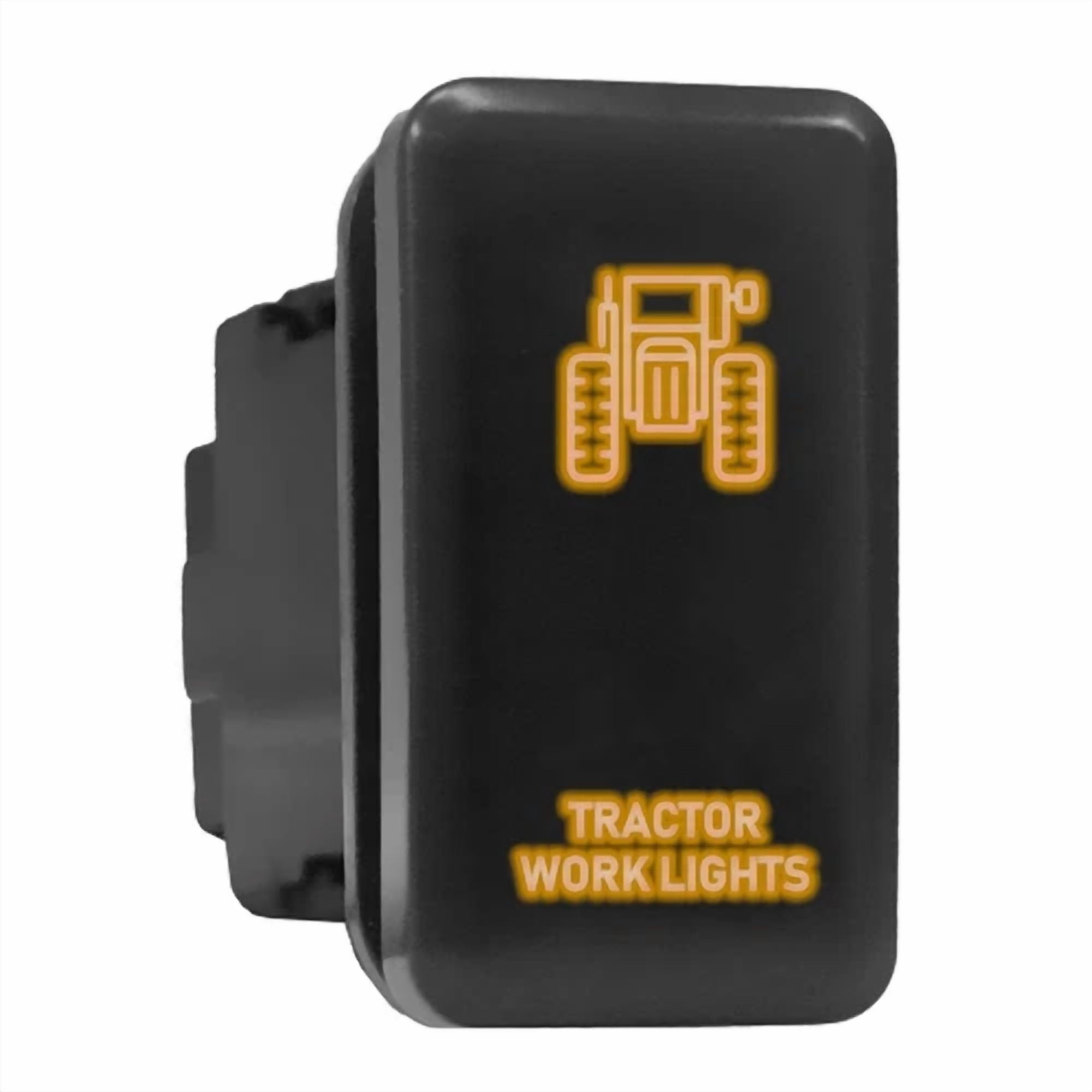 STARLIGHT- Tractor Work Lights Orange Led Tall Push Button 1.54"X 0.83 ...