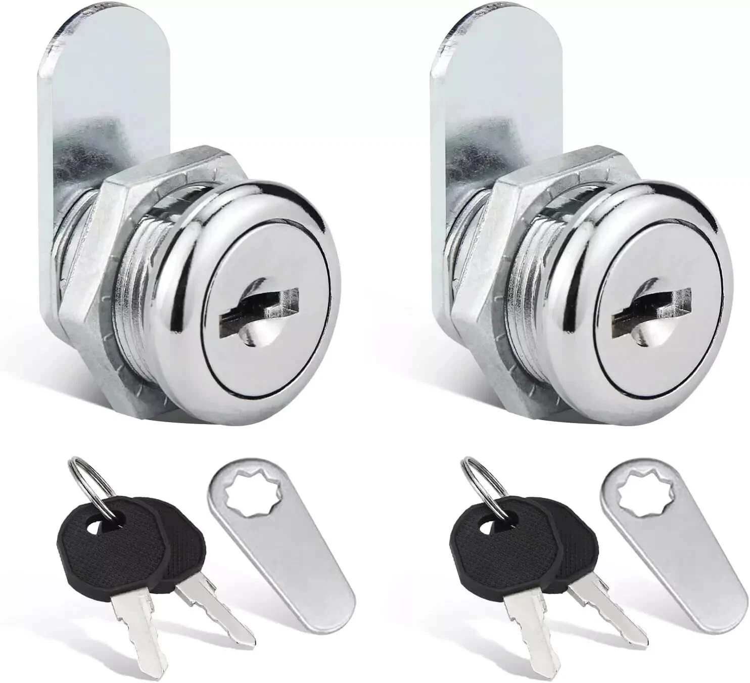 STARLIGHT- Truck Tool Box Locks, 2-Pack 5/8" Cylinder Key Alike Cam ...