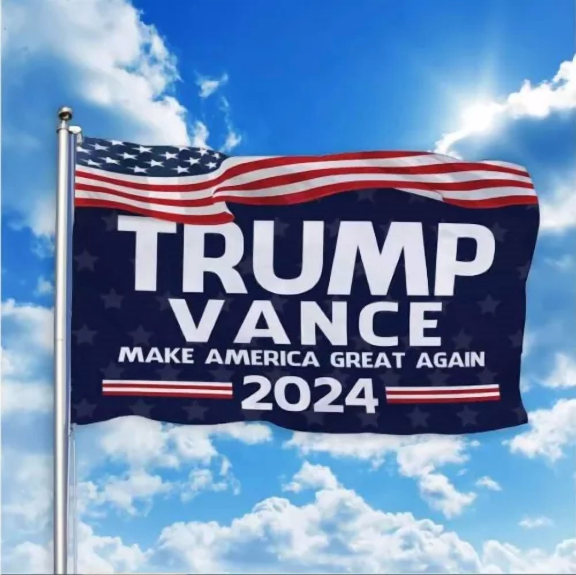 STARLIGHT- Trump Vance 2024 Flag 3X5 Ft Make America Great Again Flag 3 ...