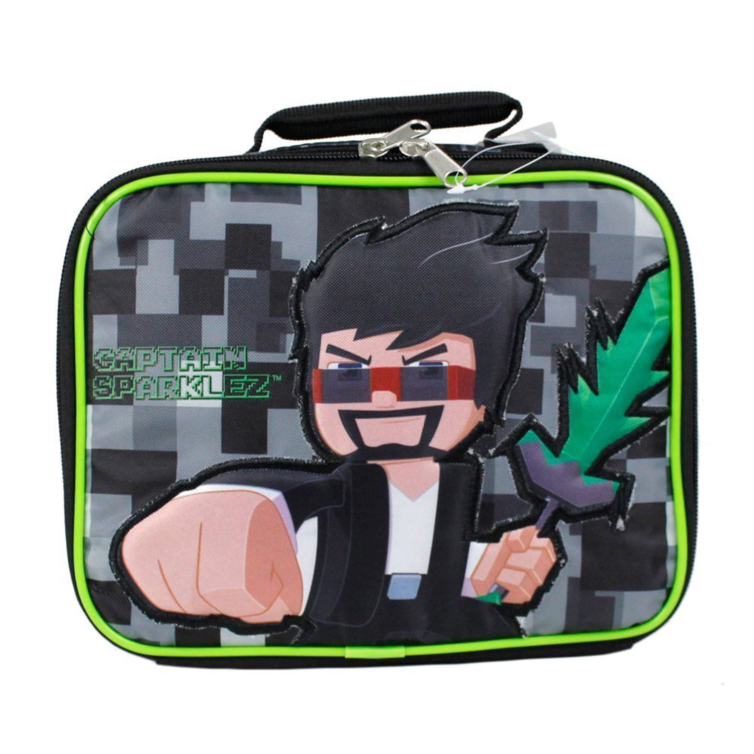 STARLIGHT- Tube Heroes "Digi Duo" Captain Sparklez 9.5-Inch Insulated School Lunch Box Bag ...