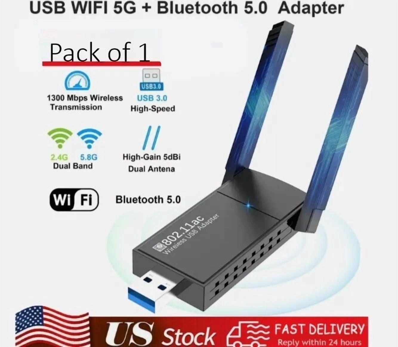 STARLIGHT- Usb 3.0 Wireless Wifi Adapter 1300Mbps Long Range Dongle ...