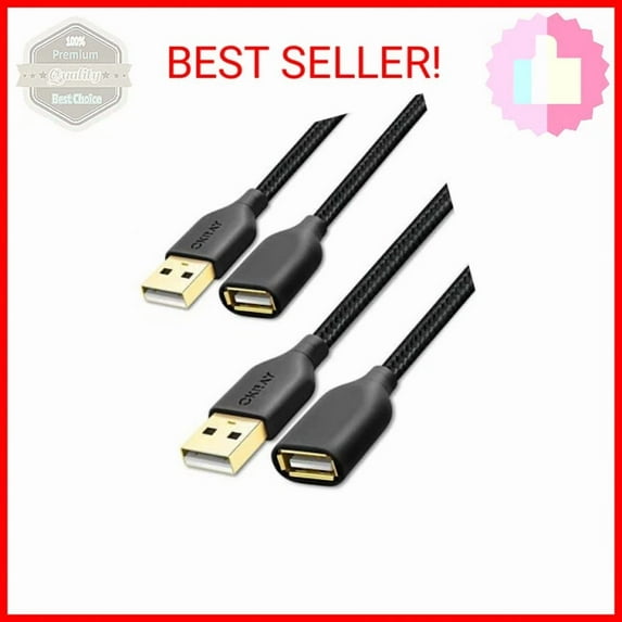 STARLIGHT- Usb Extension Cable, Okray 2-Pack 6Ft Usb 2.0 Extender Cable ...