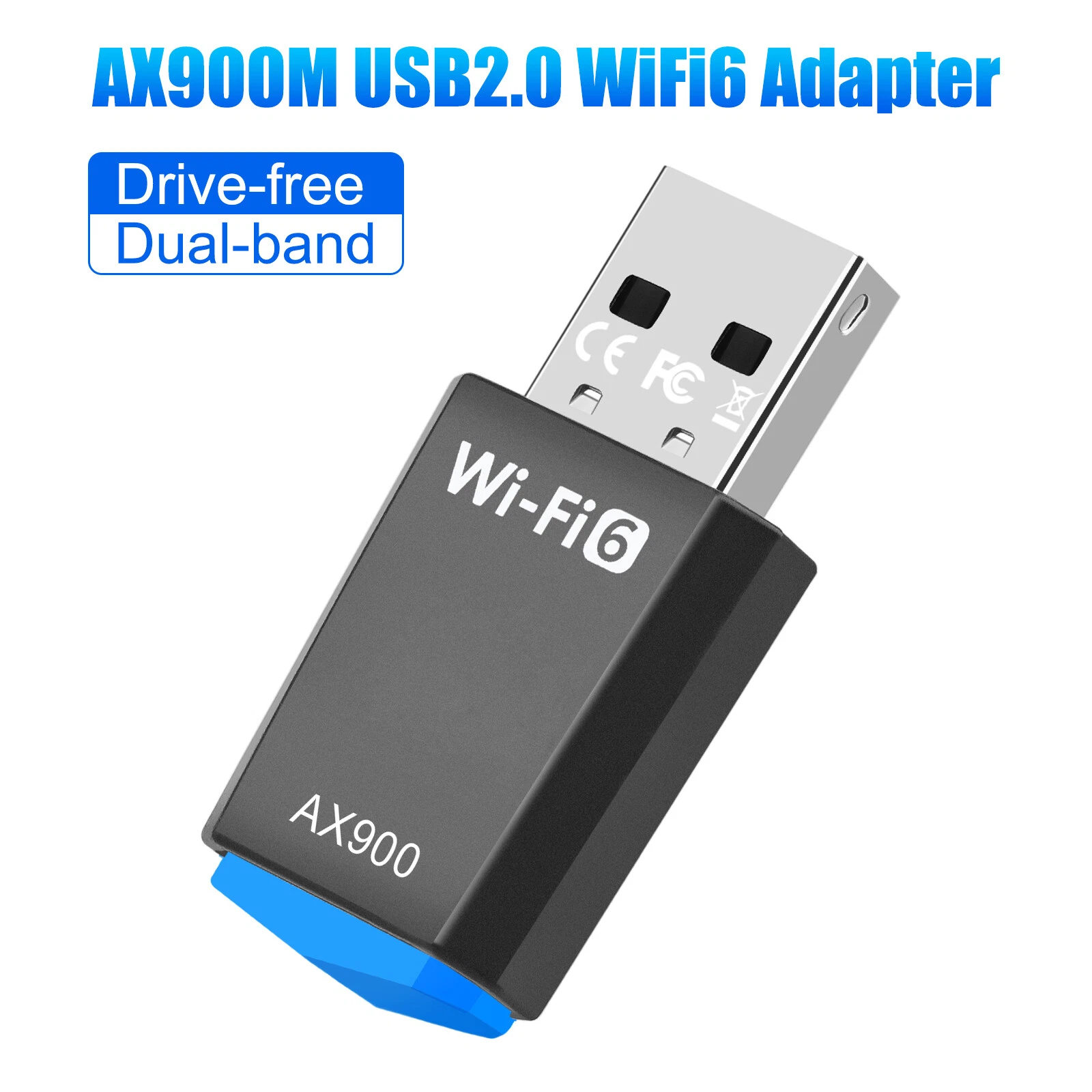 STARLIGHT- Usb Wifi 6 Wireless Network Adapter For Pc/Desktop, 900Mbps ...