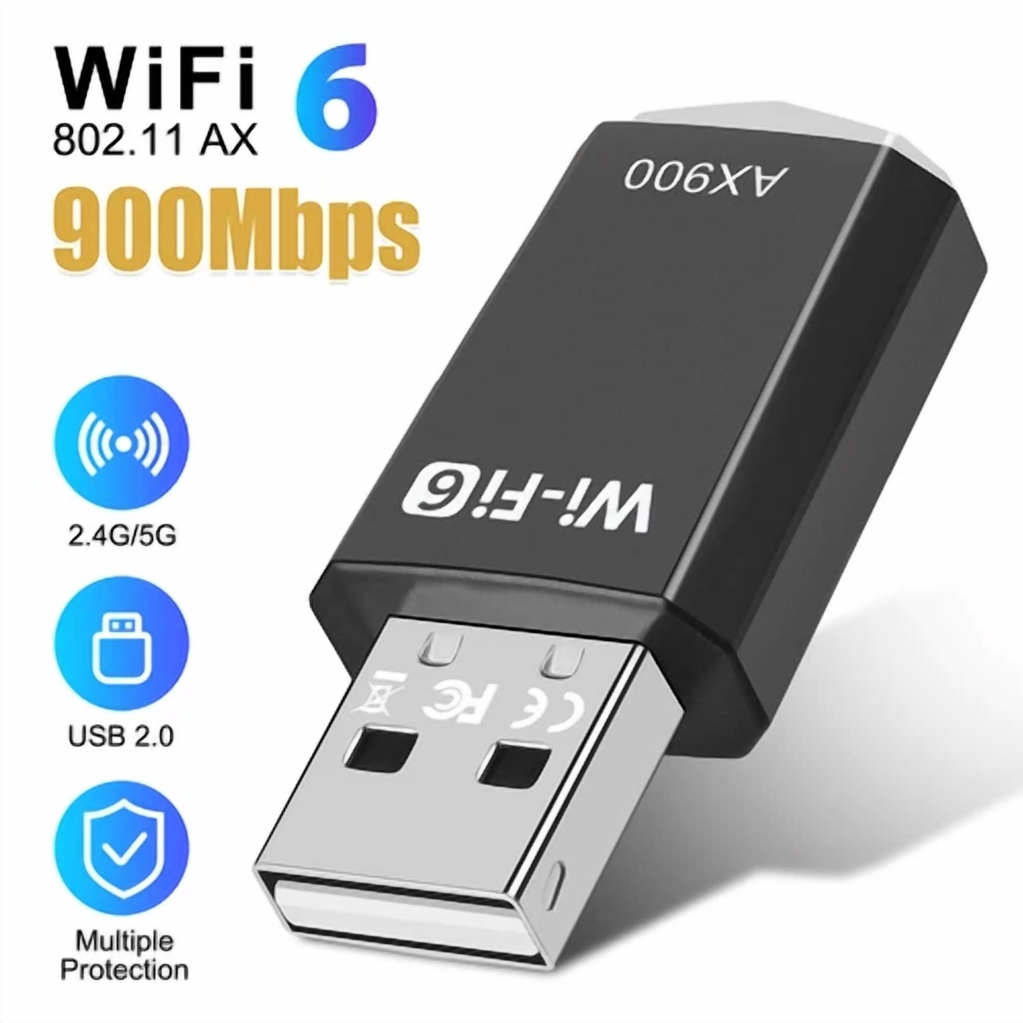 STARLIGHT- Usb Wireless Wifi 6 Adapter, 900Mbps Dual Band 2.4G/5G ...