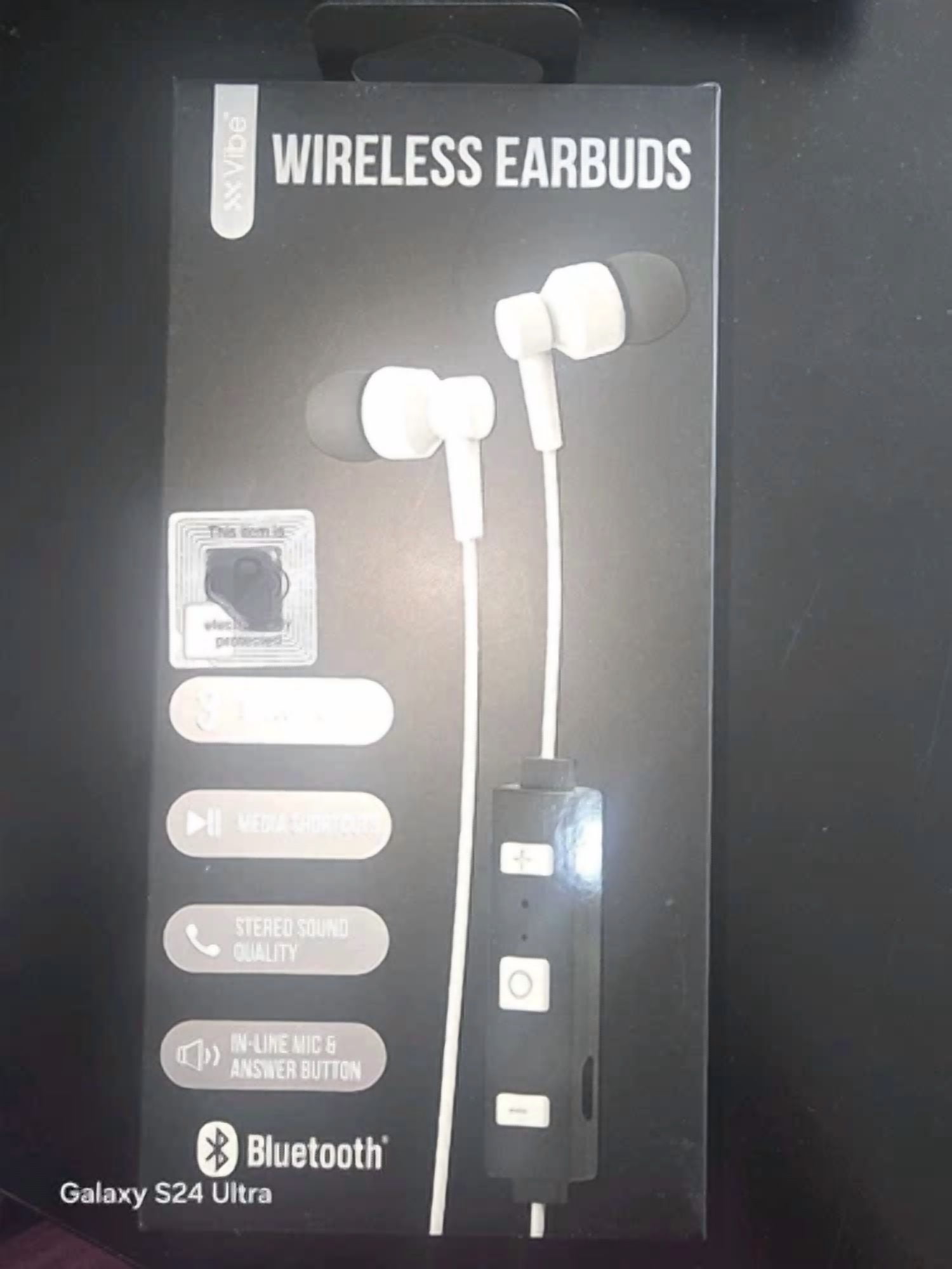 STARLIGHT- Vibe Sound Wireless Bluetooth Dynamic Stereo Earbuds Black ...