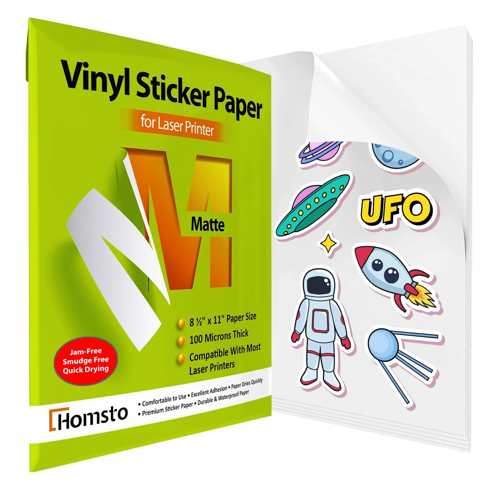 STARLIGHT- Vinyl Sticker Paper, Matte Printable Vinyl Sticker Paper For ...