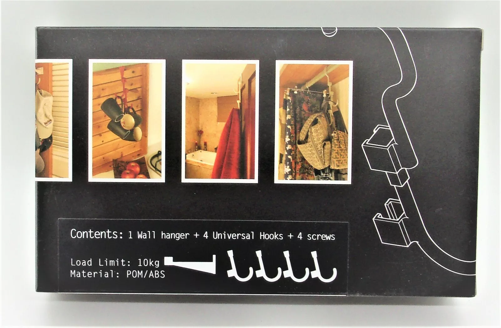STARLIGHT- Wall Hanger And Hooks By: Simply Brilliant, #Wal-Upak ...