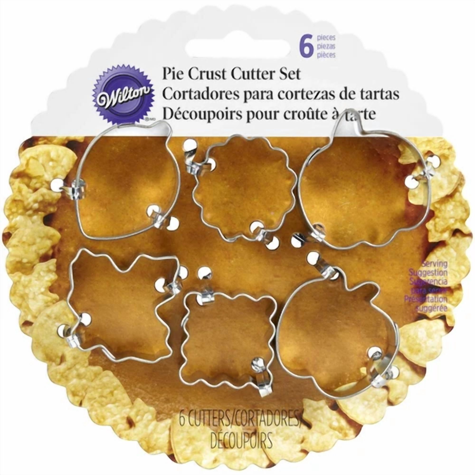 STARLIGHT- Wilton 6 Piece Autumn Pie Crust Cutter Set, 2308-0893 ...
