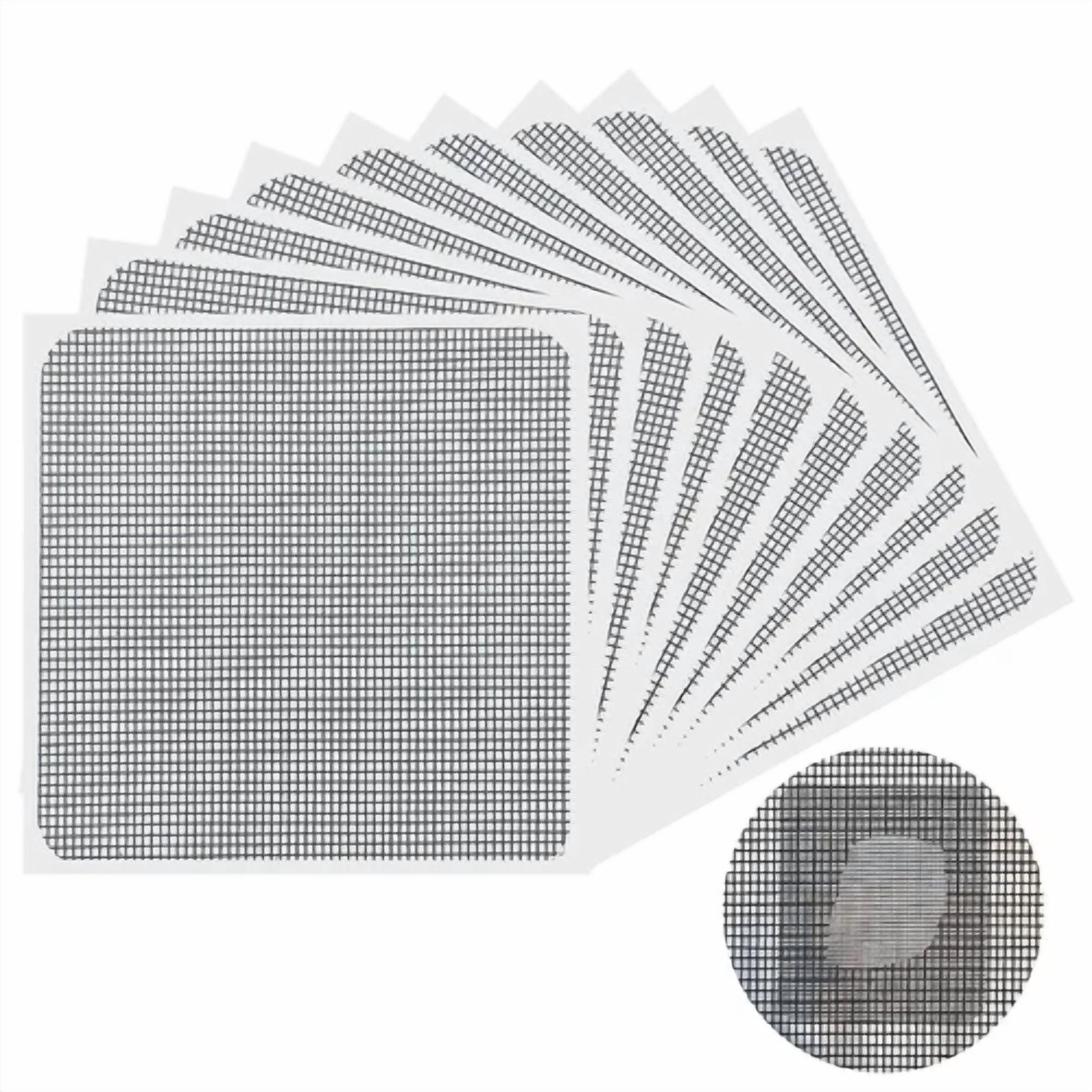 STARLIGHT- Window Screen Repair 10 Patches, 3-Layer Strong Adhesive ...