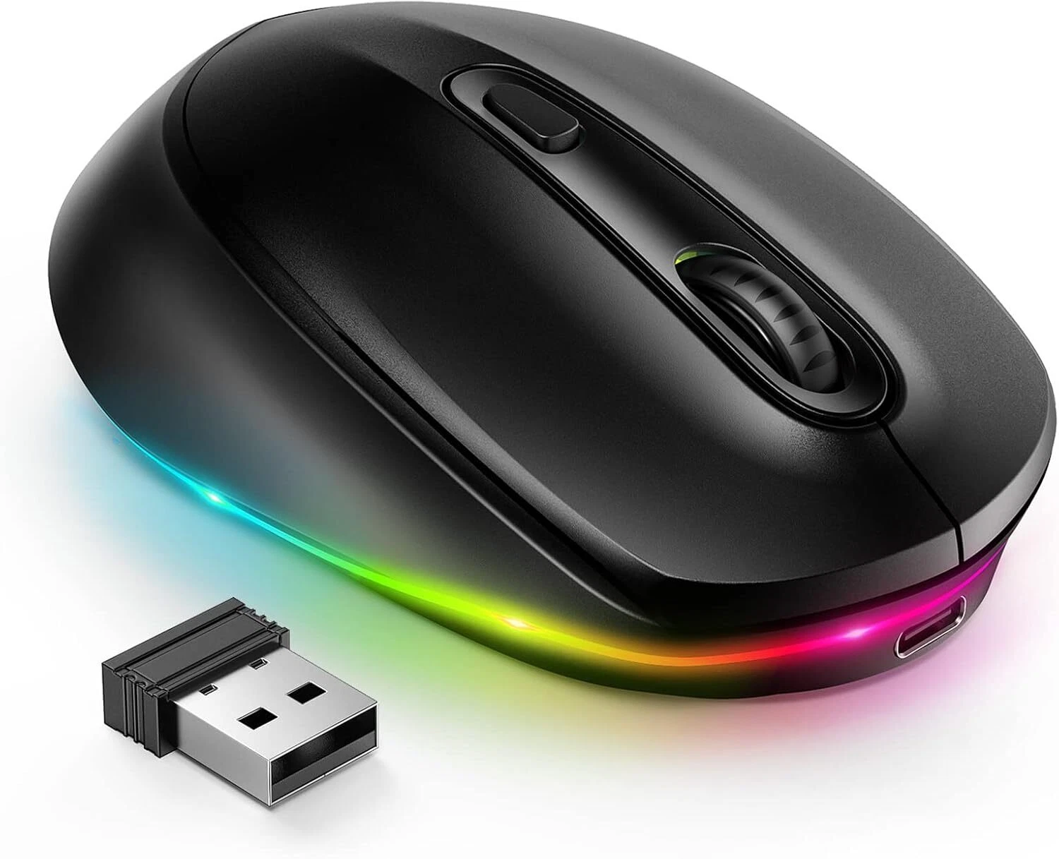 STARLIGHT- Wireless Mouse -Light Up Mouse For Laptop, Small Cordless ...