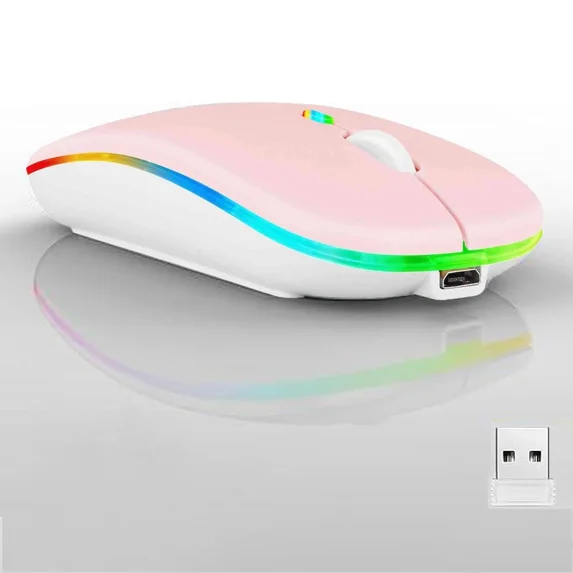 STARLIGHT- Wireless Slim Silent Mouse Rechargeable Mouse With Usb ...