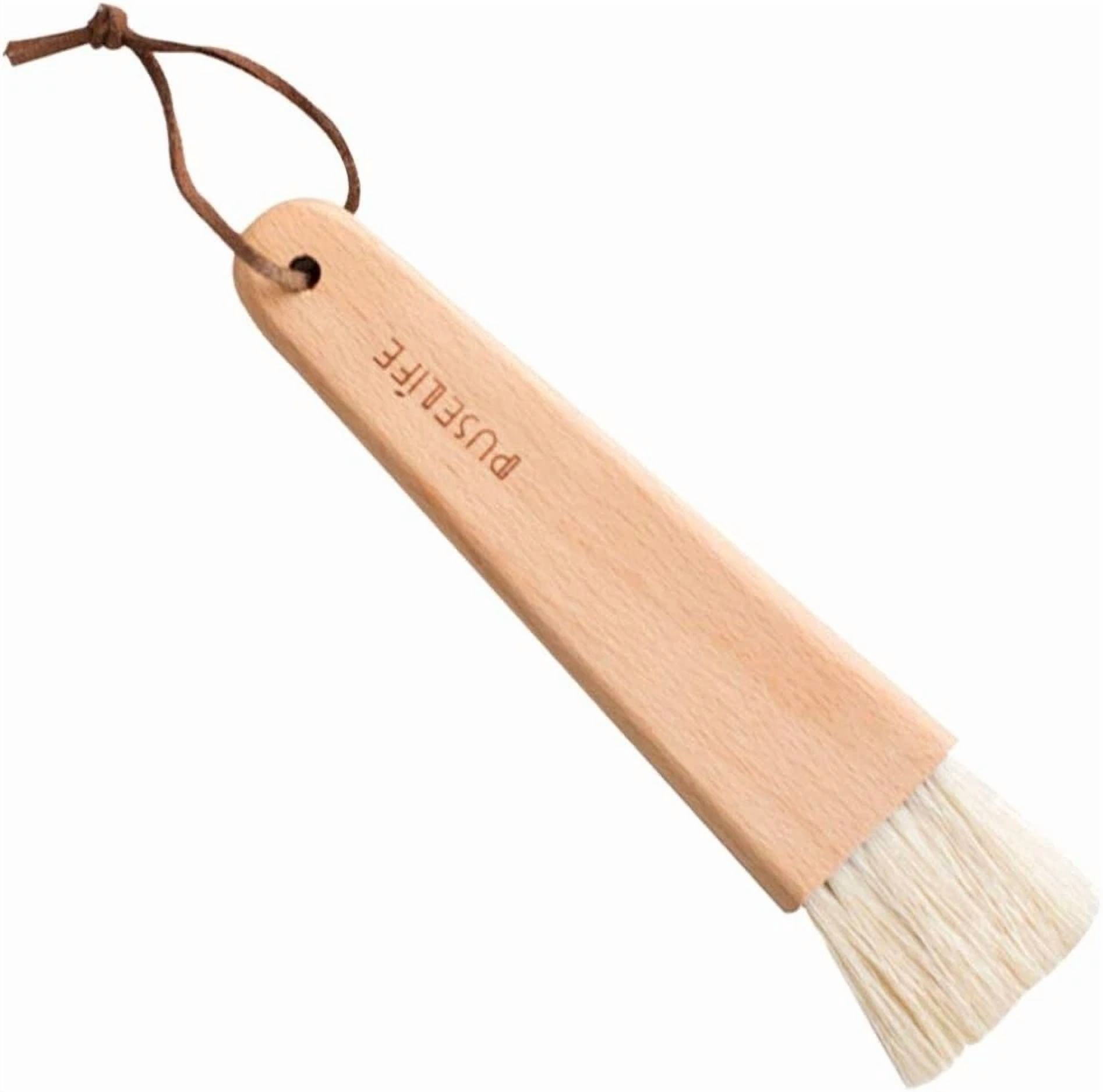 STARLIGHT- Wooden Handle Brush Heat Resistant Bbq Sauce Brush Oil Brush ...