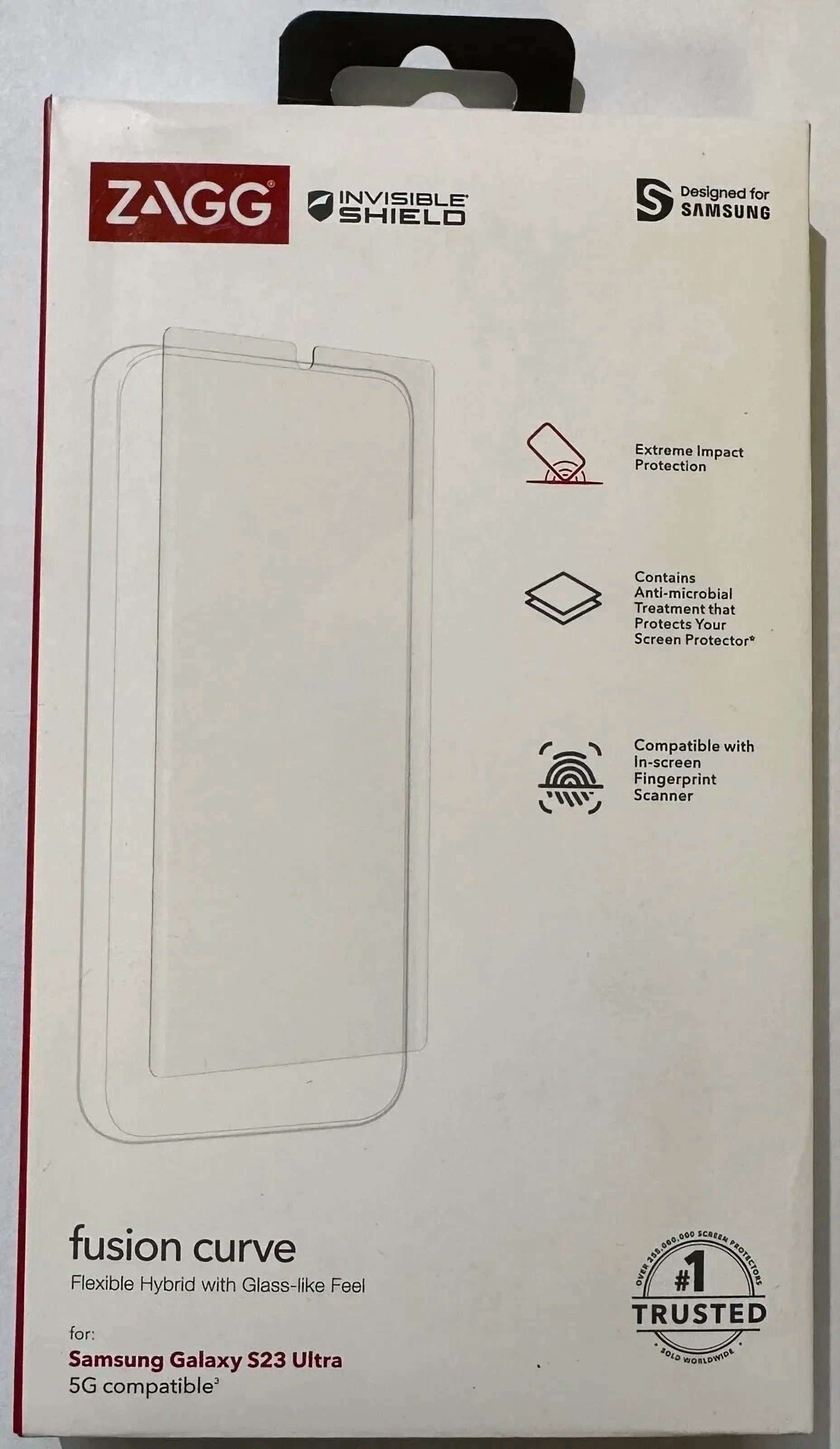 STARLIGHT- Zagg Invisibleshield Fusion Curve Screen Protector Samsung ...