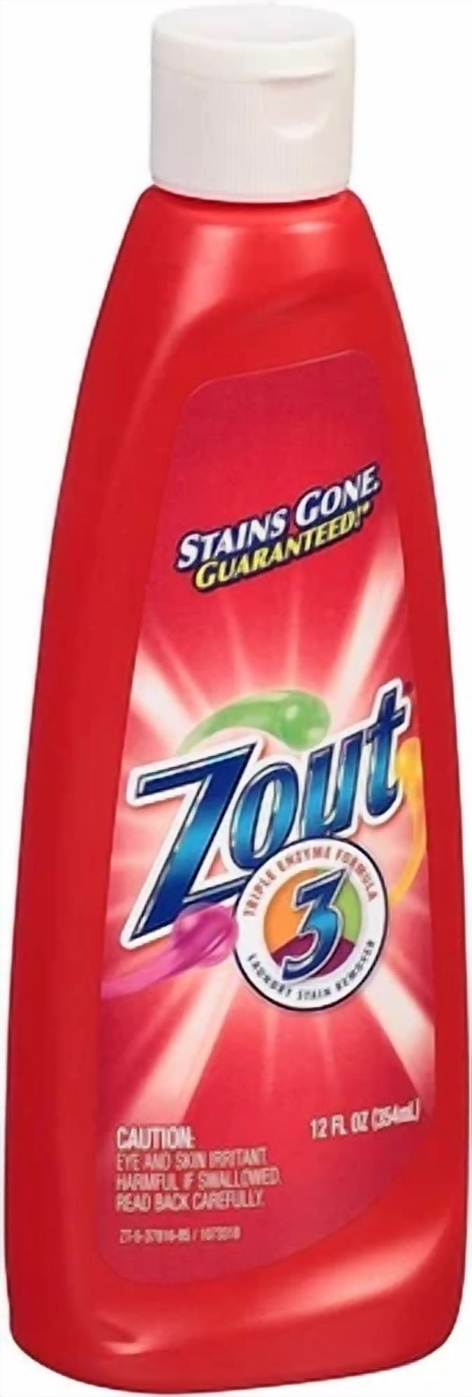 STARLIGHT- Zout Triple Enzyme Formula Laundry Stain Remover 12Oz (Pack ...