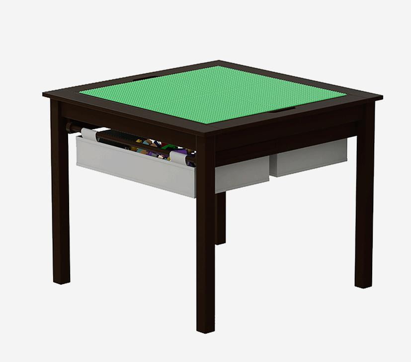 STAROUS 2 in 1 Kids Construction Play Table with Storage Drawers and ...