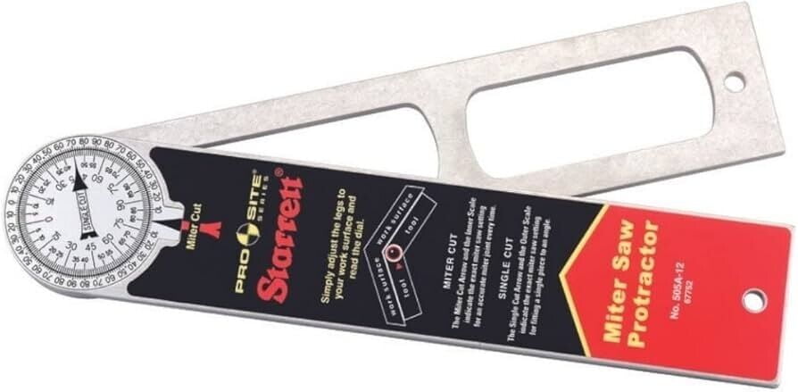 STARRETT 505A-12 MITER PROTRACTOR 12 INCH NEW - Walmart.com