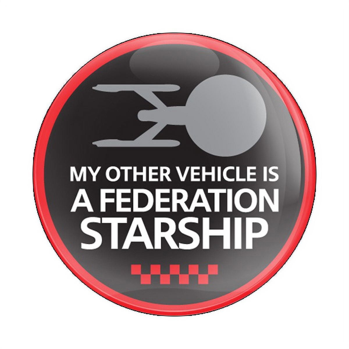 STARSHIP - GOBADGES 3" Magnetic Badge / UV Stable & Weather-Proof ...