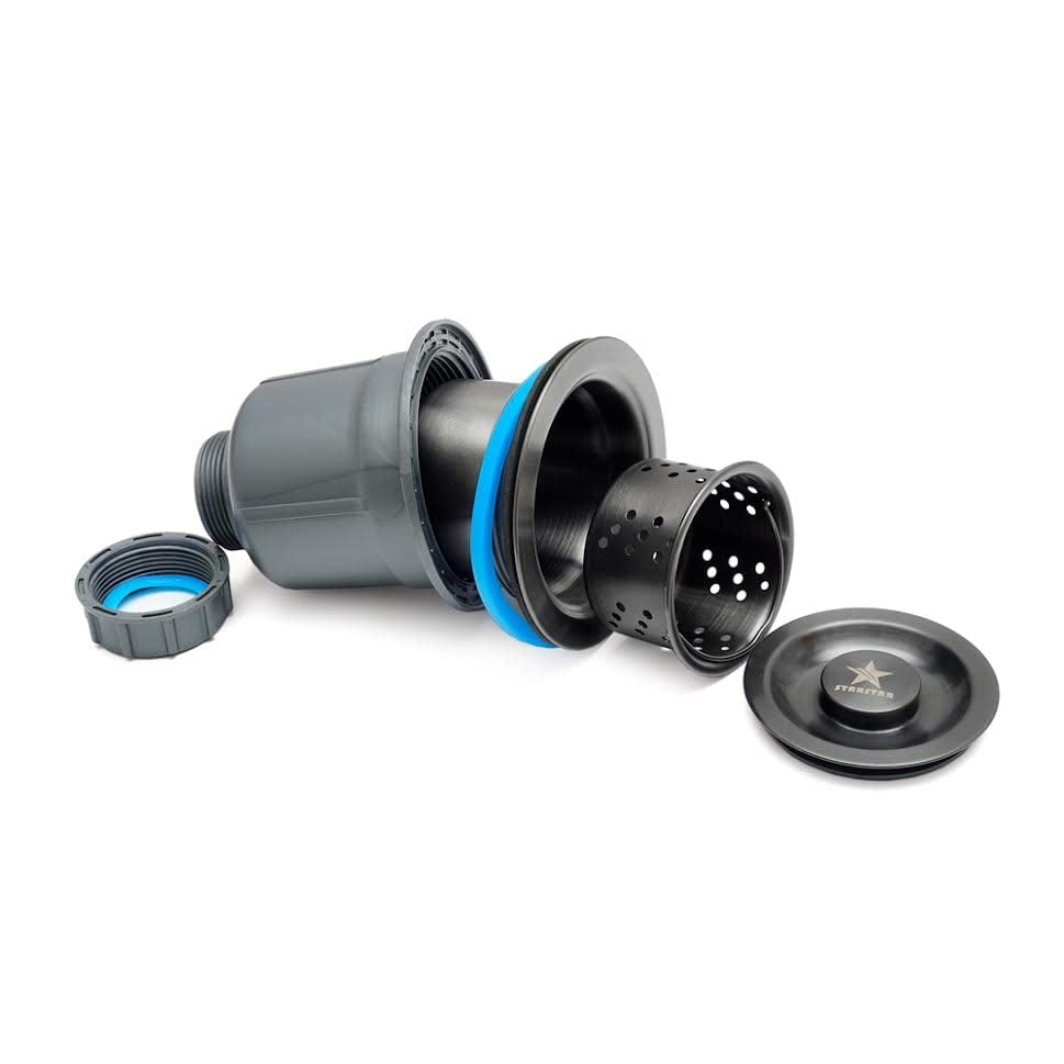 STARSTAR Workstation Ledge Top Mount/Drop-in Matte Black 304 Stainless ...