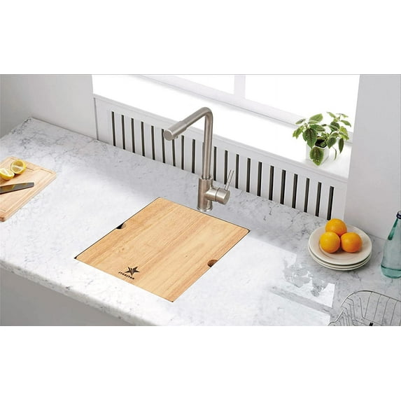 STARSTAR Workstation Ledge Undermount Single Bowl 304 Stainless Steel ...