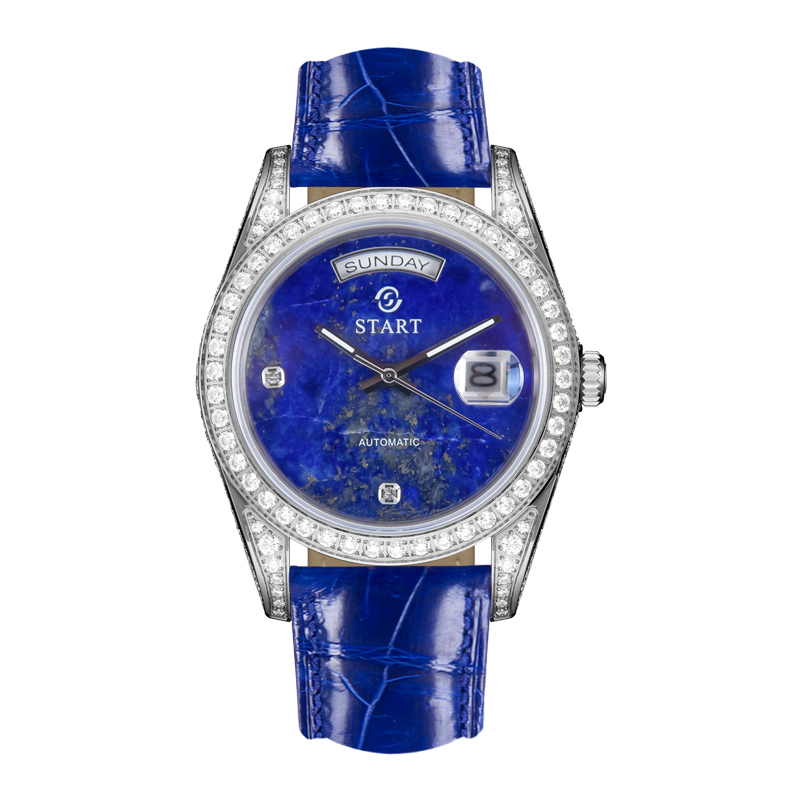 【START】Lapis Lazuli Men's Watch Swiss Fully Automatic Mechanical ...