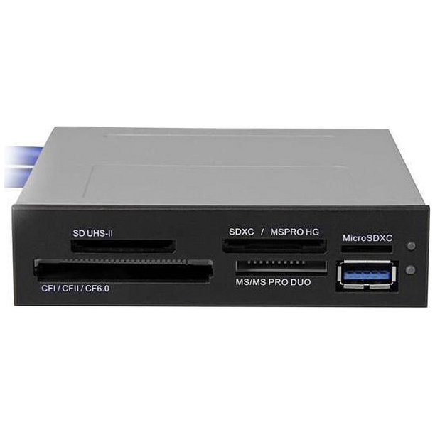 STARTECH.COM 35FCREADBU3 USB 3.0 Multi Card Reader - Walmart Business ...