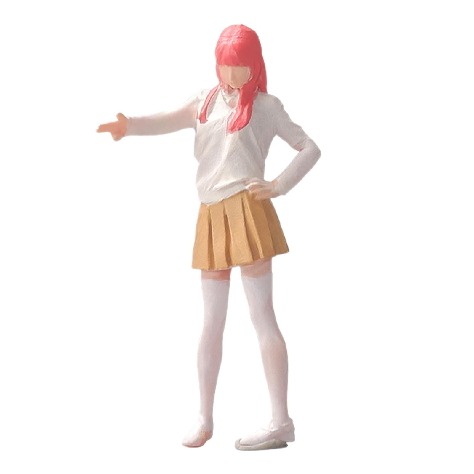 STARTIST 1/64 Girl Model Tiny People Model Resin Realistic People ...