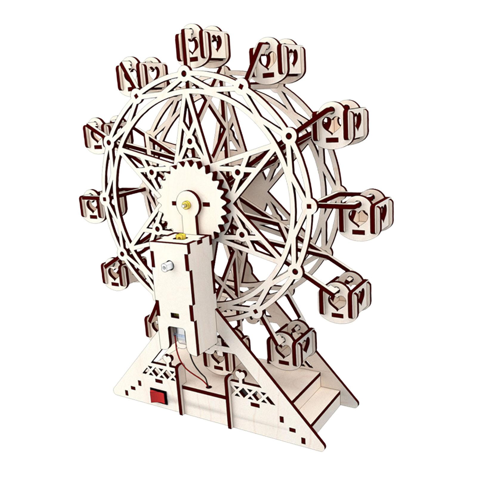 STARTIST 3D Wooden Puzzle Science Experiment Set Educational, Wheel DIY ...