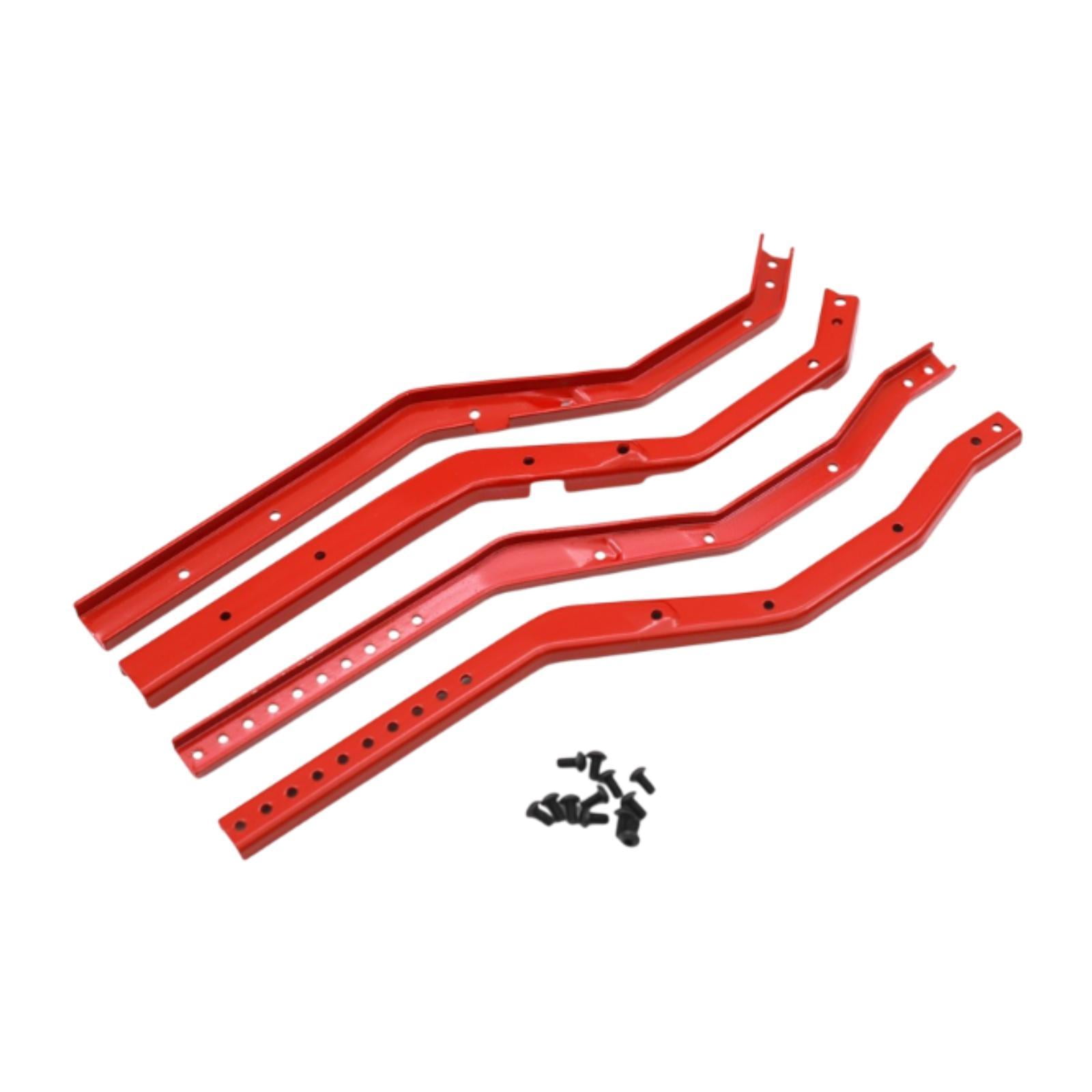 STARTIST 4 Pieces 1/10 RC Car Chassis Frame Rails Metal Frame Rail Set ...