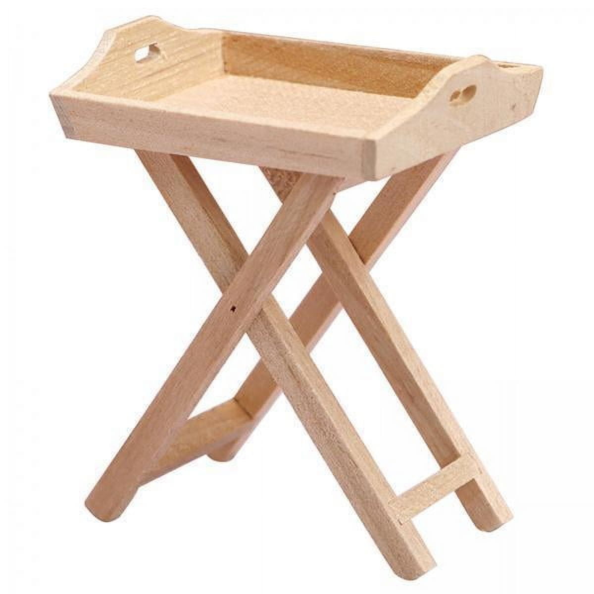 STARTIST 4xWooden Snack Desserts Rack 1/12 Accs Decor DIY Doll House ...