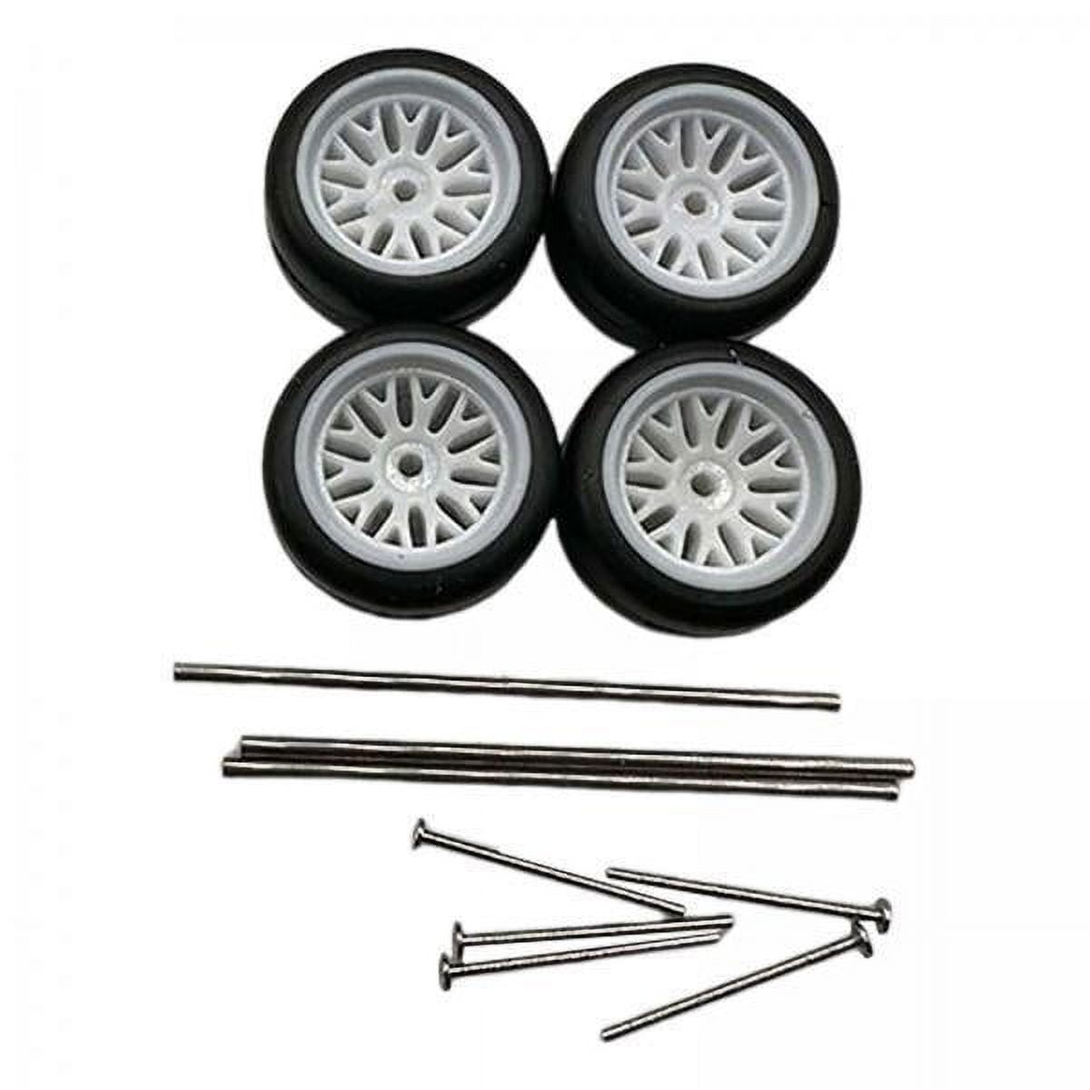 STARTIST 5x4 Pieces RC Car Wheels and Tires RC Alloy Car Accessories ...
