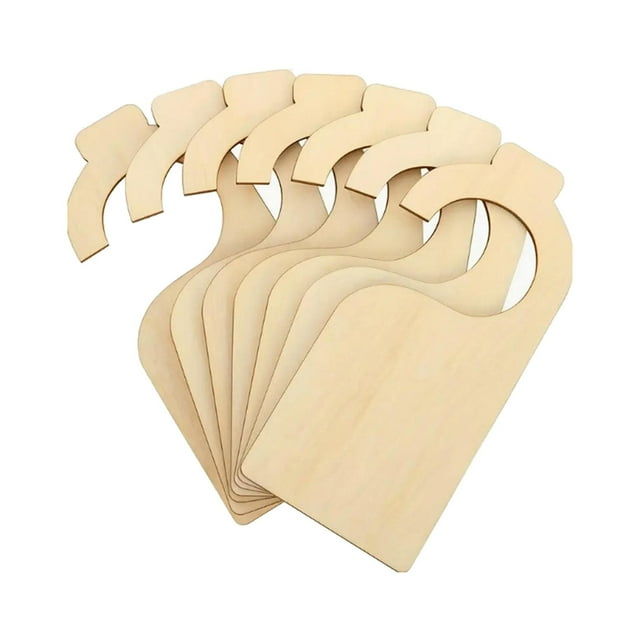 STARTIST Hanging 7 Pieces Wooden Closet Rack Dividers for Wardrobe and ...