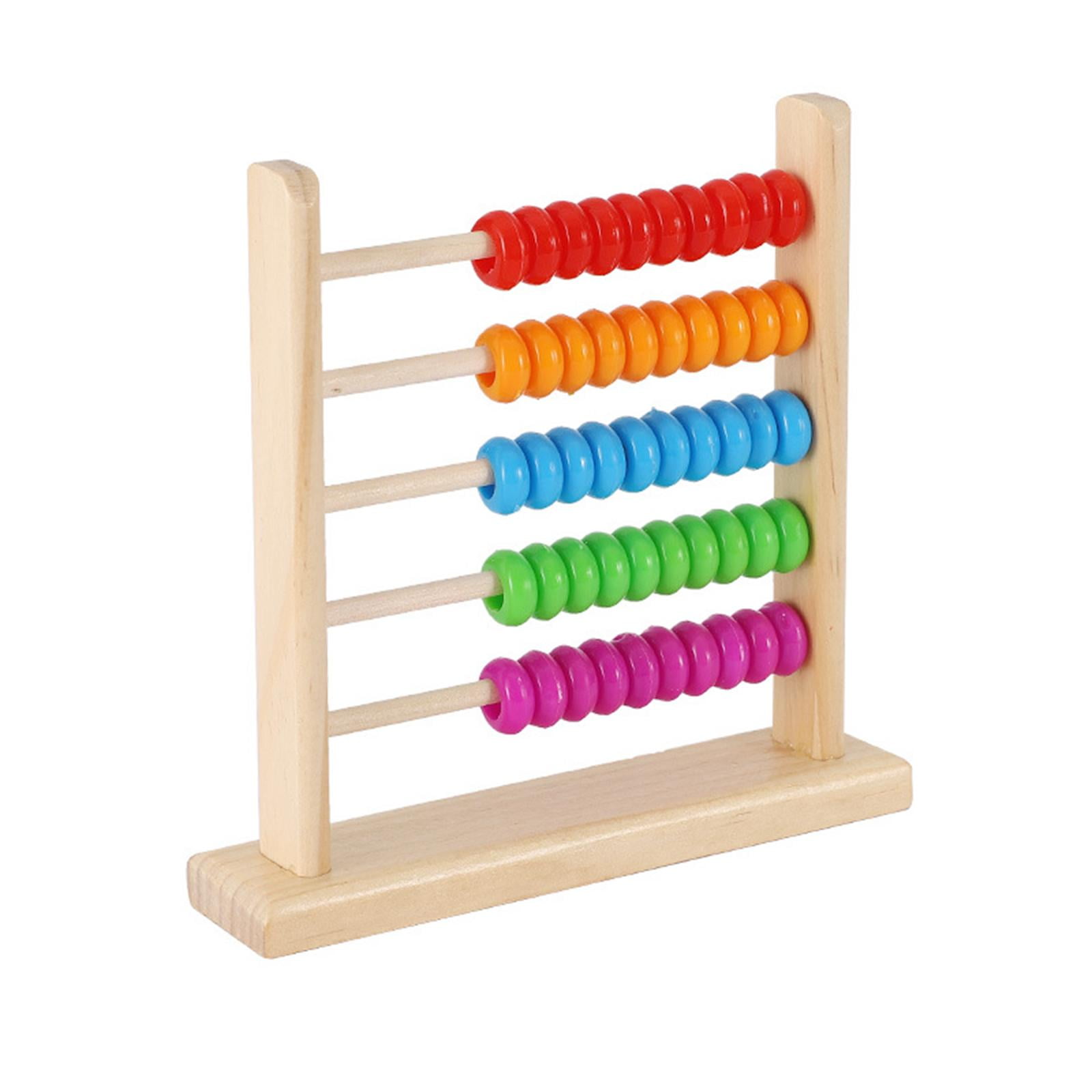 STARTIST Abacus Educational Toy Classic Wooden Counting Toy Colorful ...