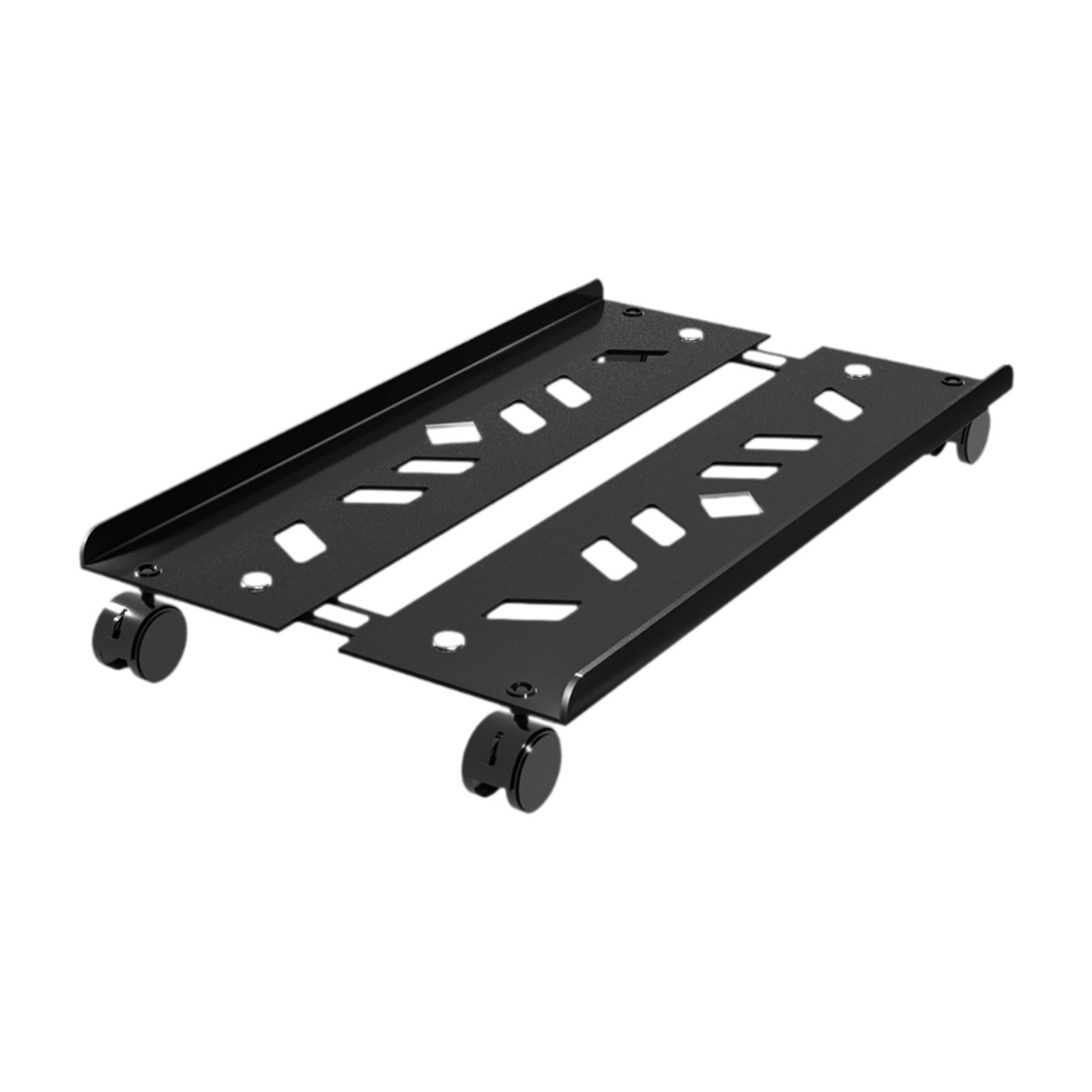 STARTIST Adjustable Mobile CPU Stand PC Floor Cart Space-saving with 4 ...