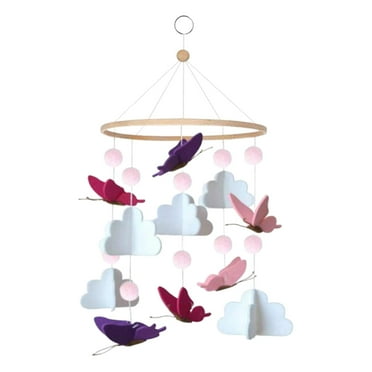 Baby Crib Mobile Wooden Wind Chime Bed Bell,Nursery Mobile Crib Bed ...