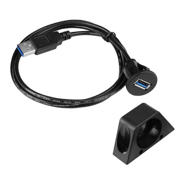 STARTIST Car Flush Mount Cable Flush Panel Mount 1M Cars USB 3.0 Male ...