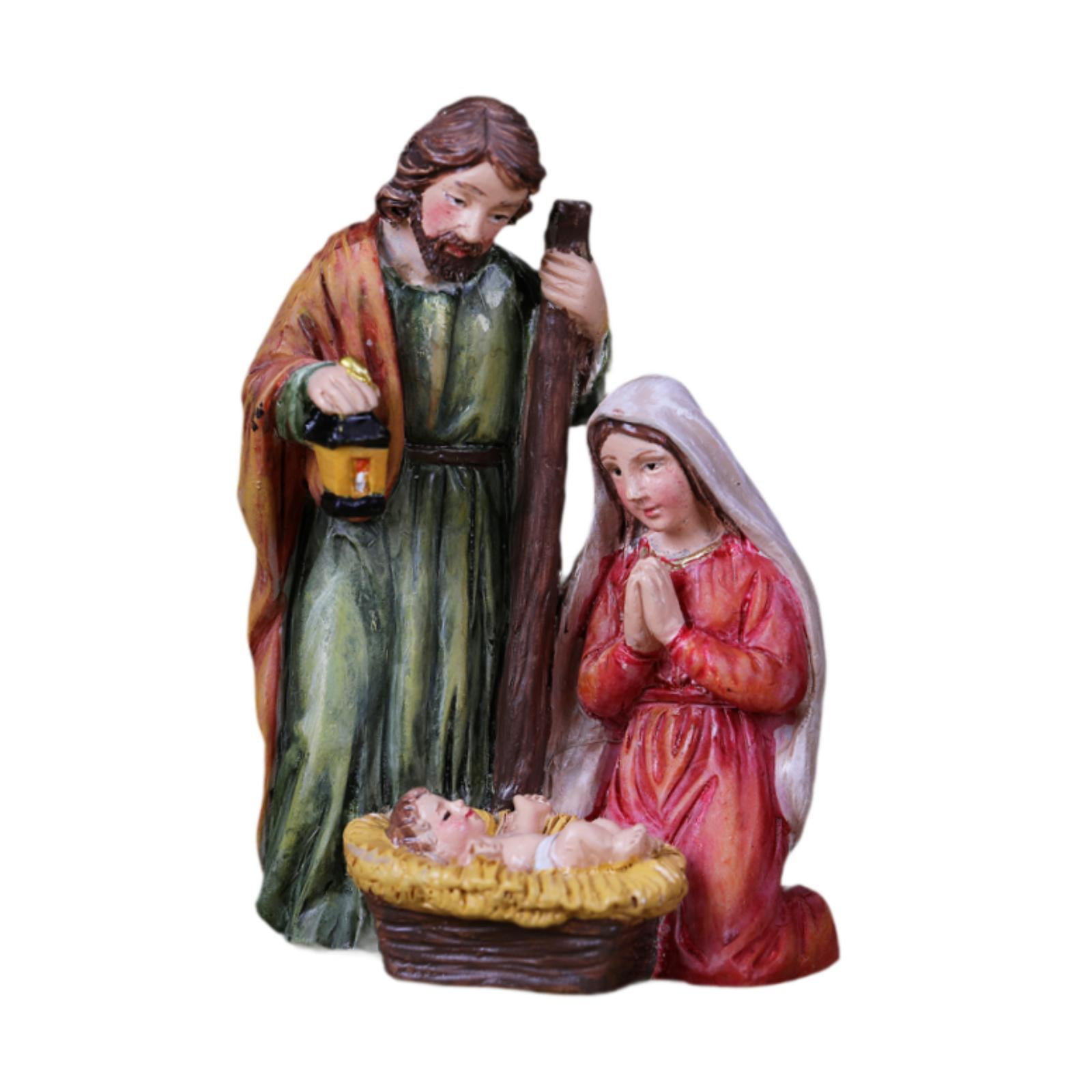STARTIST Christmas Nativity Scene Set Xmas Tabletop Scenes Figures Set ...