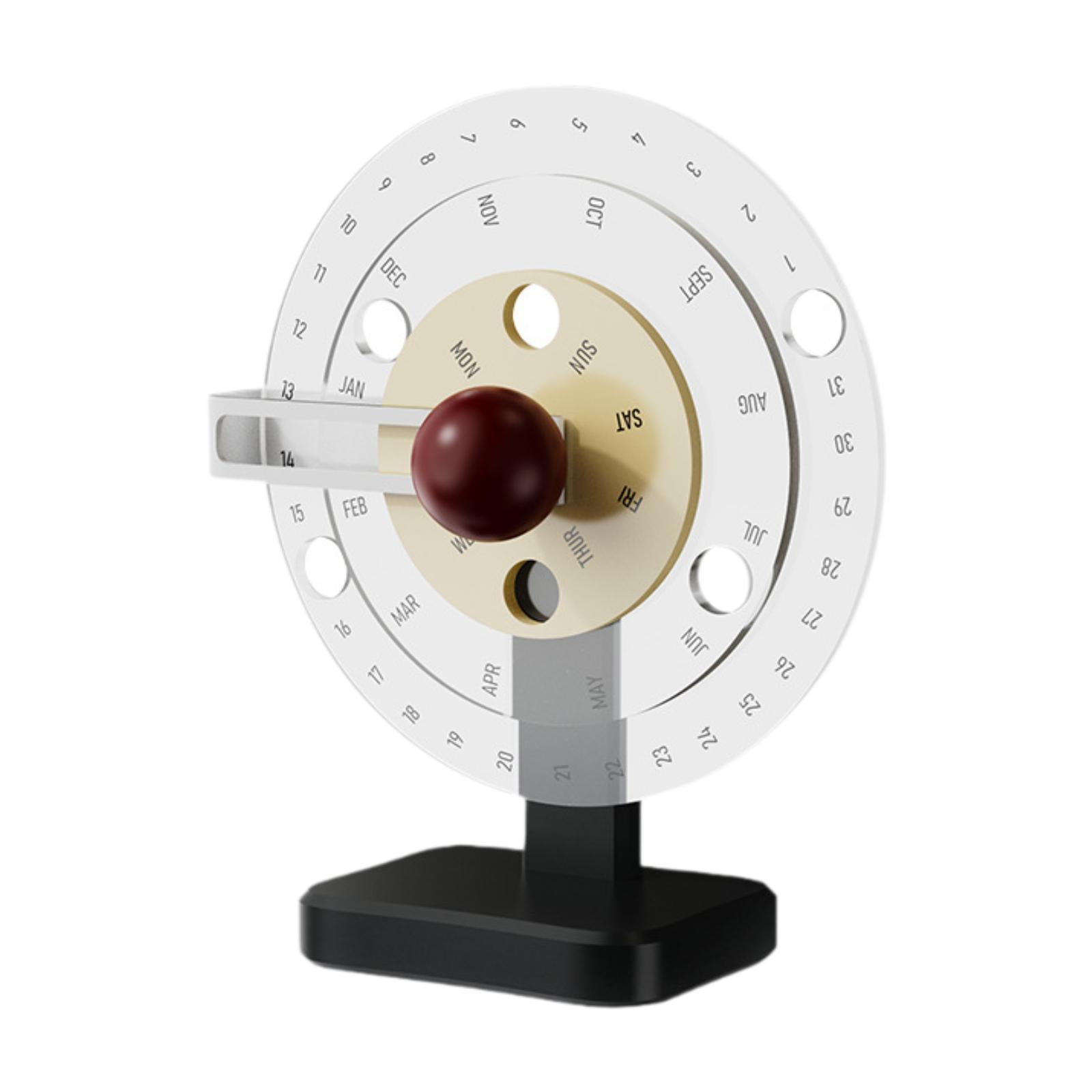 STARTIST Circular Turntable Calendar,Acrylic Calendar Sign,Manual ...