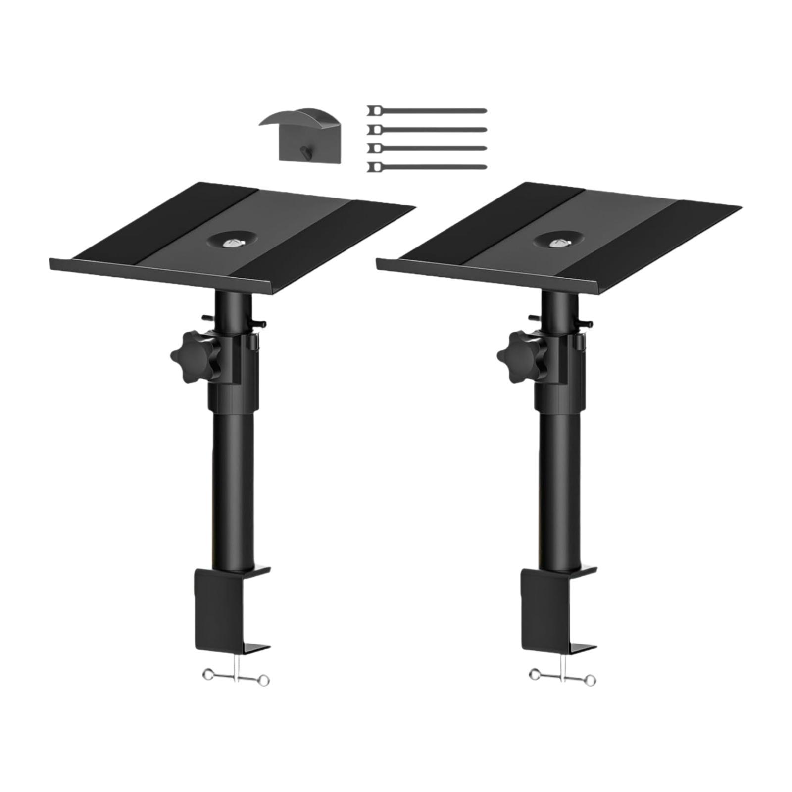 STARTIST Clamp Desktop Speaker Stand Audio Holder for Computer and ...