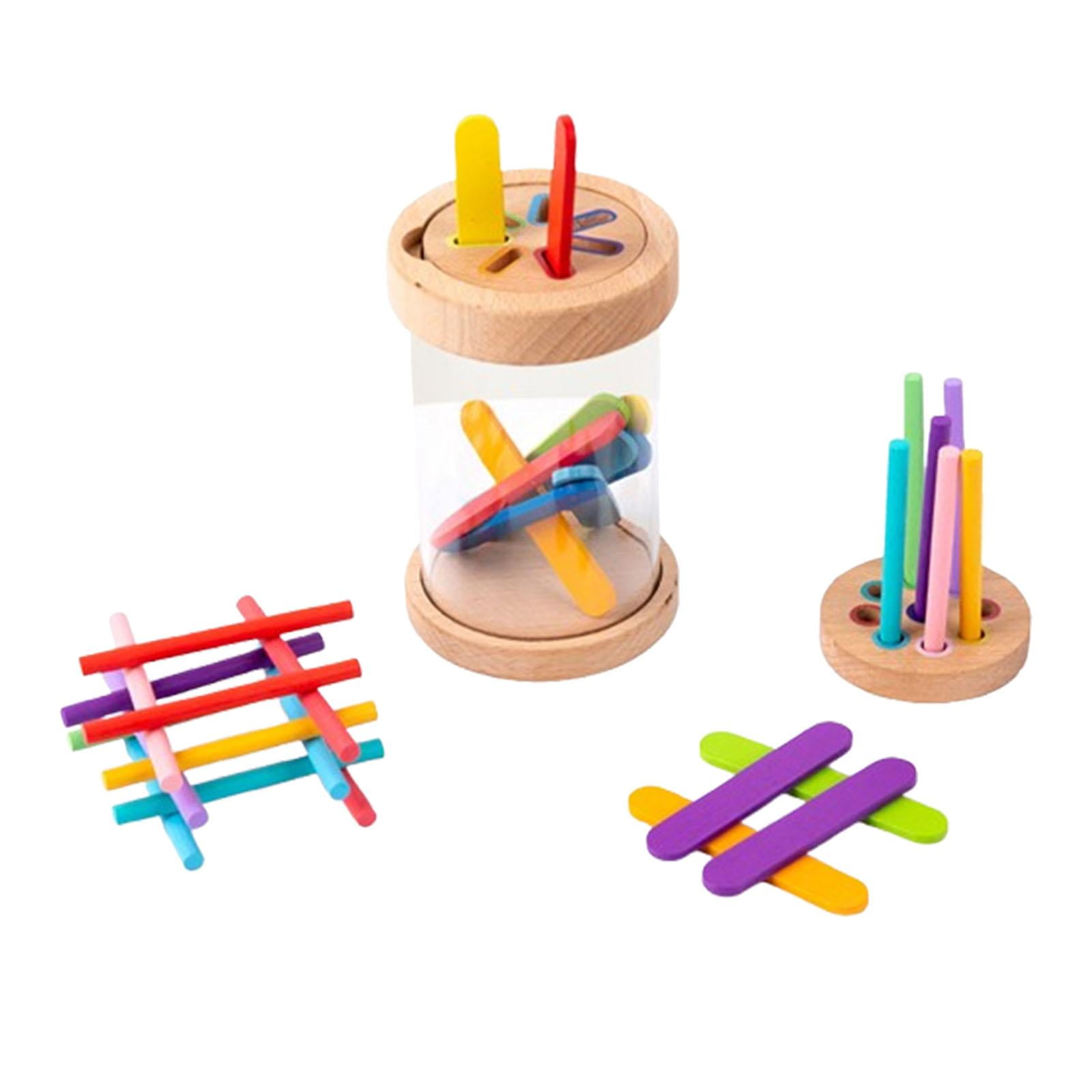 STARTIST Color Sorting Stick Children Color Sorting Cup Motor Skills ...