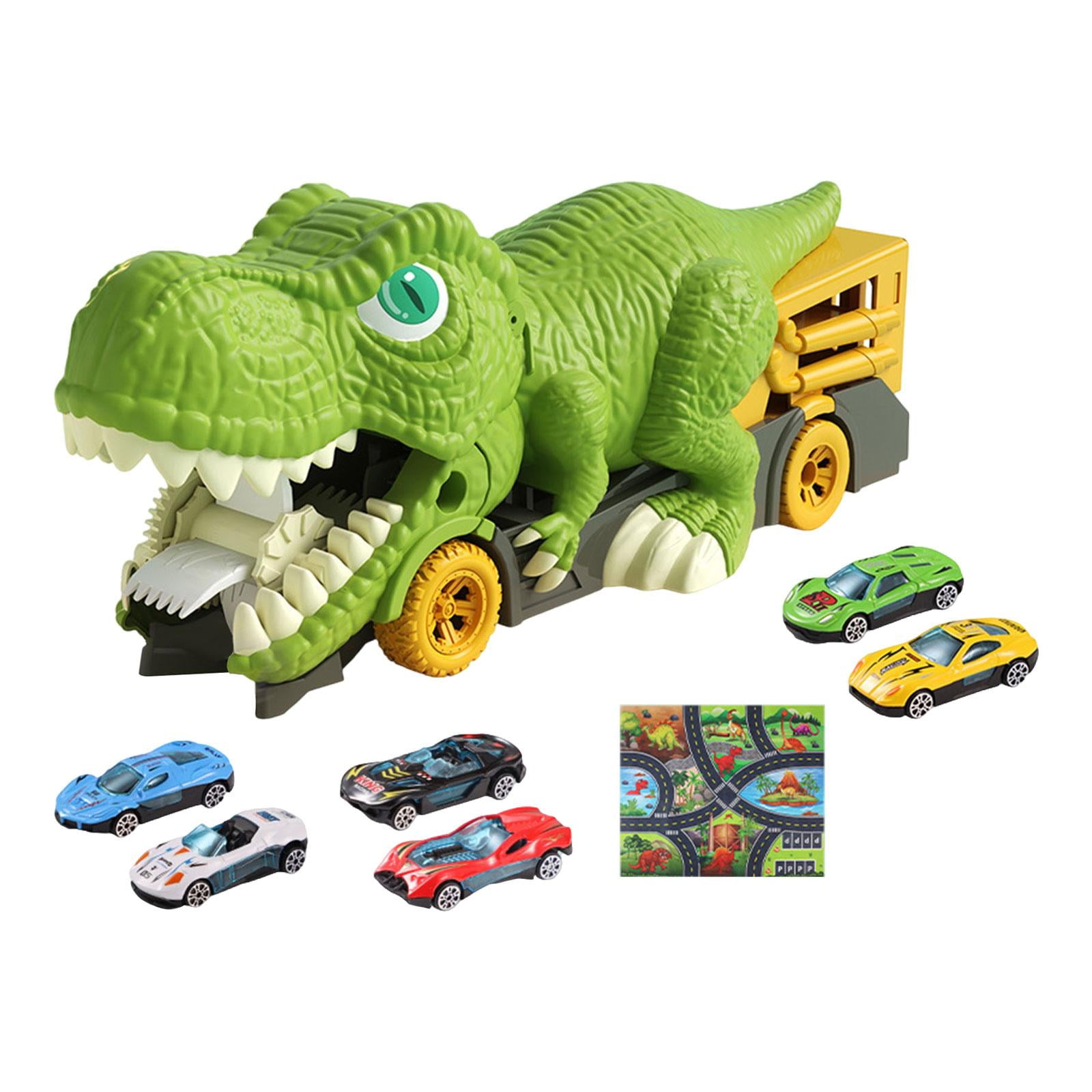 STARTIST Dinosaur Transport Truck Dinosaur Car Vehicles Playset Funny ...